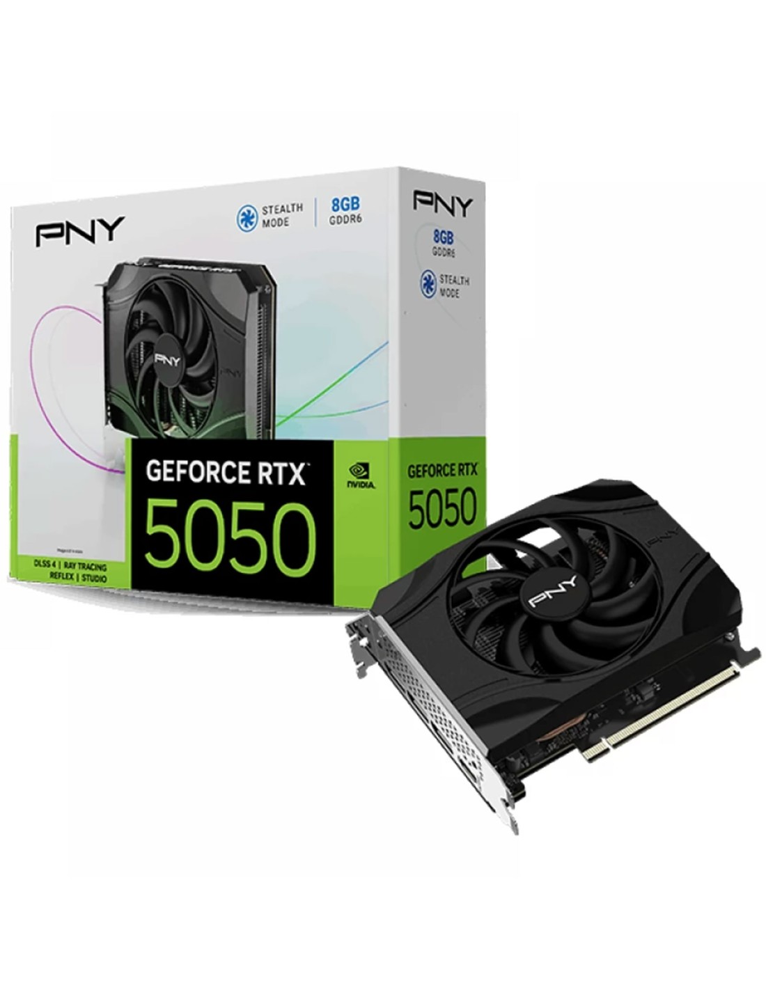Scheda Video PNY Nvidia GeForce RTX 5050 8GB GDDR6 Single Fan DLSS 4 ...